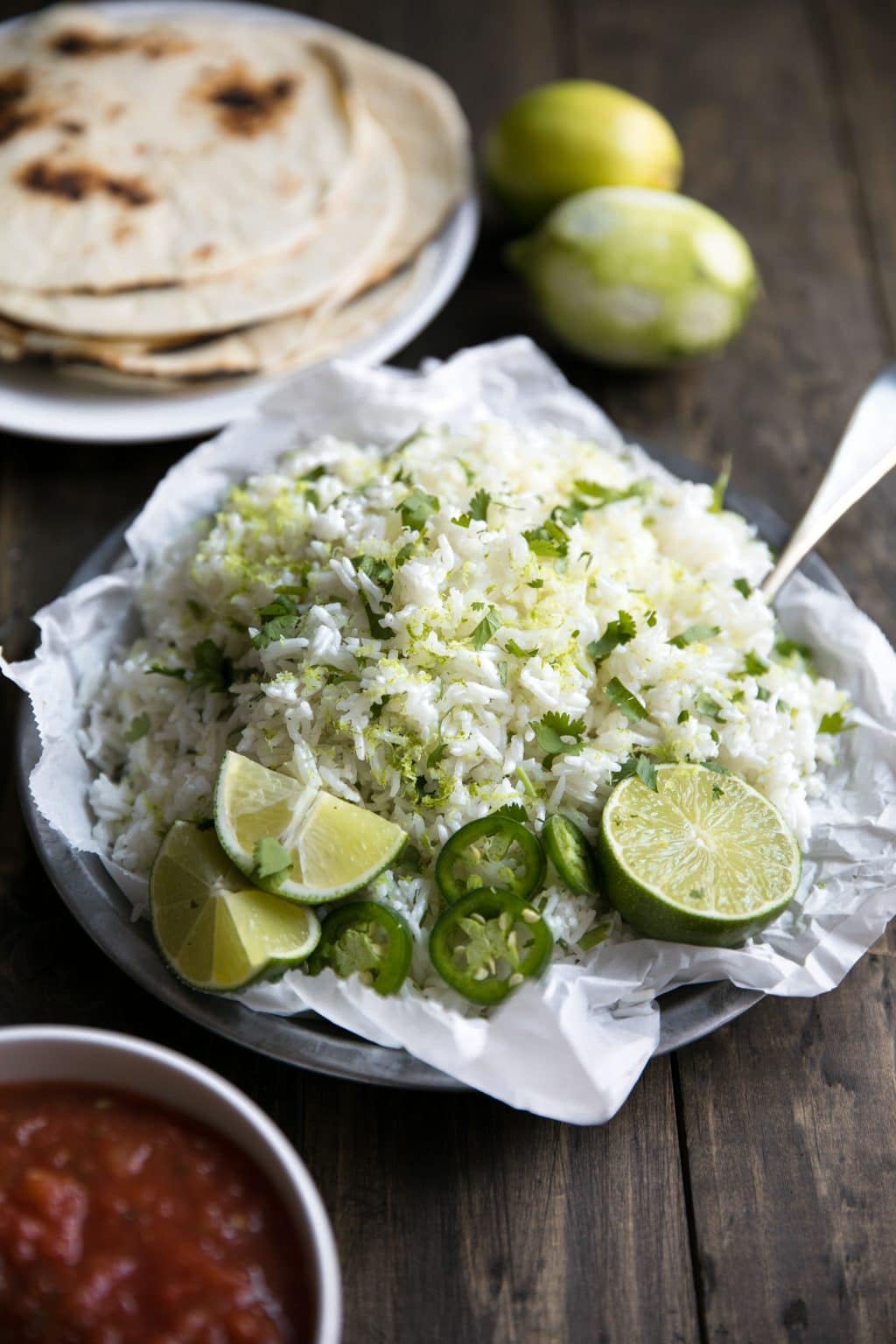 Fast and Easy Cilantro Lime Rice Recipe - The Forked Spoon