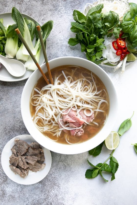 Pho Recipe (How to Make Vietnamese Noodle Soup) - The Forked Spoon