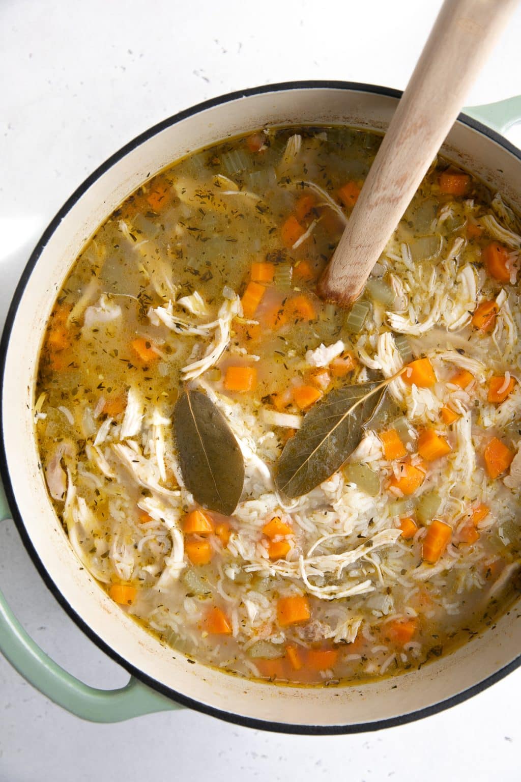 Chicken and Rice Soup - The Forked Spoon