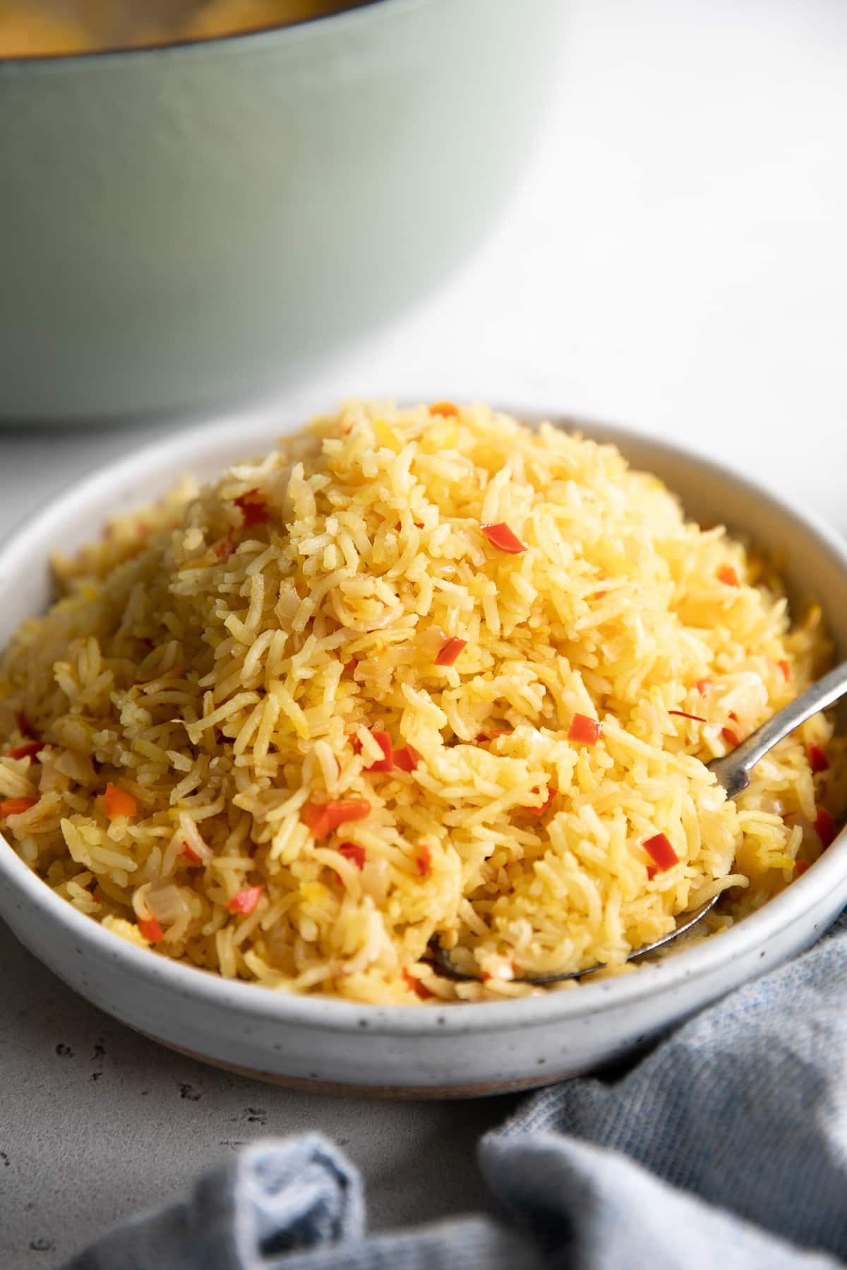 Easy Spanish Rice Recipe (Saffron Rice) - The Forked Spoon