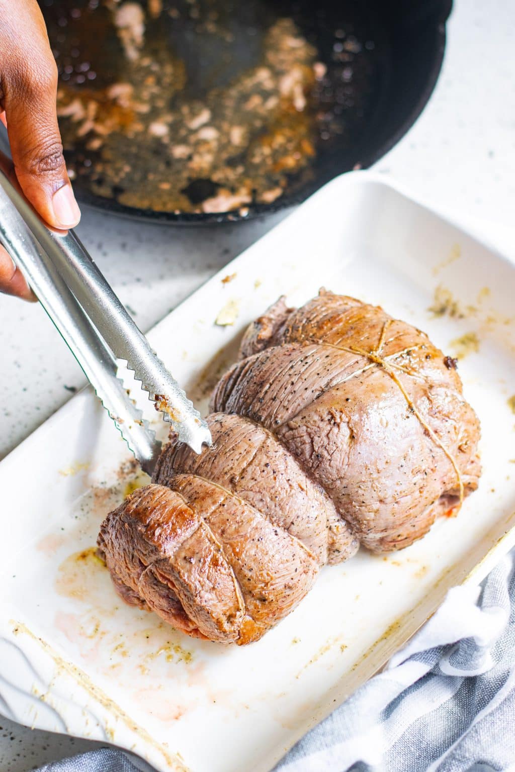 Roast Beef Tenderloin Recipe with Red Wine Sauce - The Forked Spoon