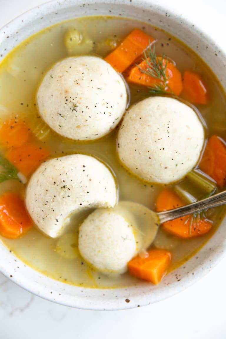 Matzo Ball Soup - The Forked Spoon