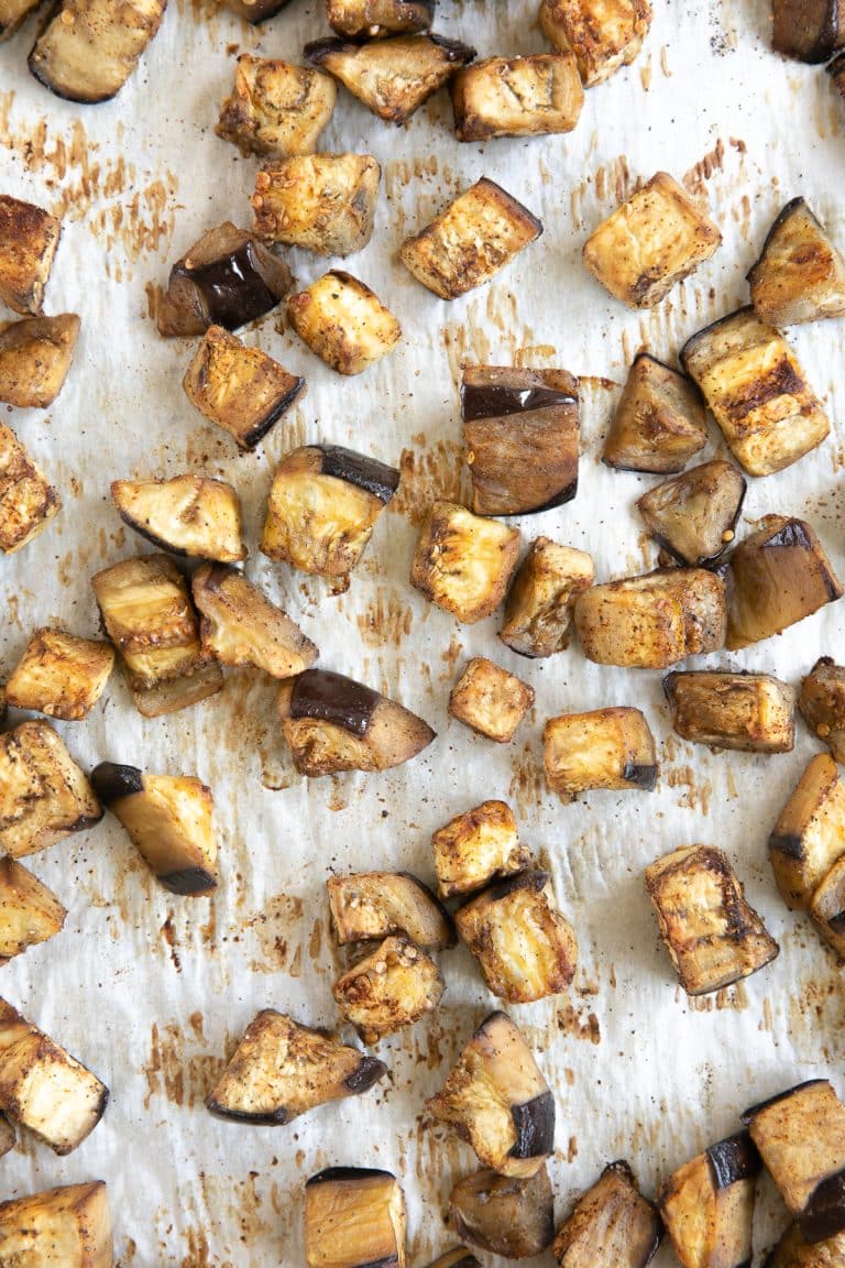 Roasted Eggplant - The Forked Spoon