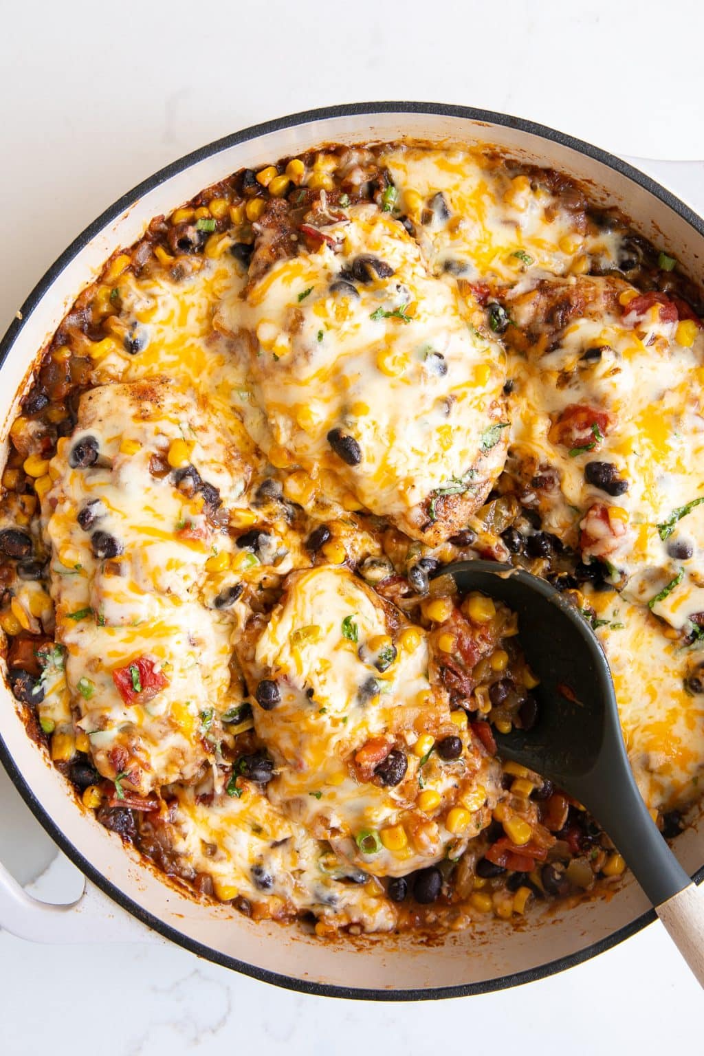 Santa Fe Chicken Recipe - The Forked Spoon