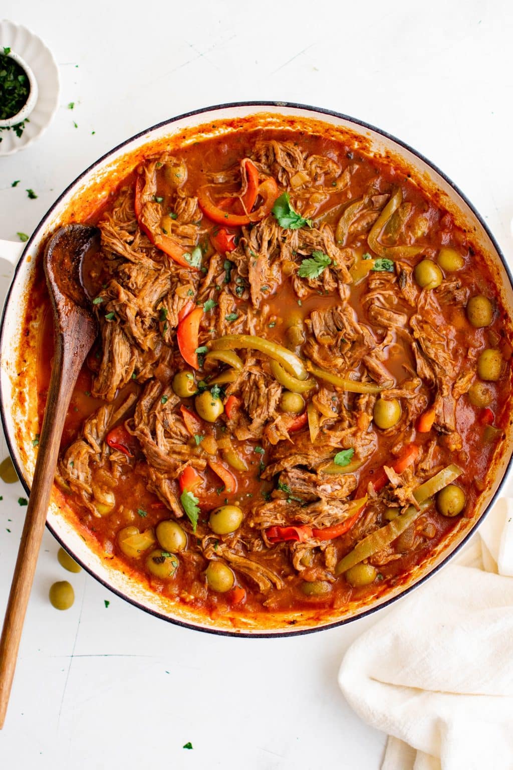Cuban Ropa Vieja Recipe (Cuban Shredded Beef) - The Forked Spoon