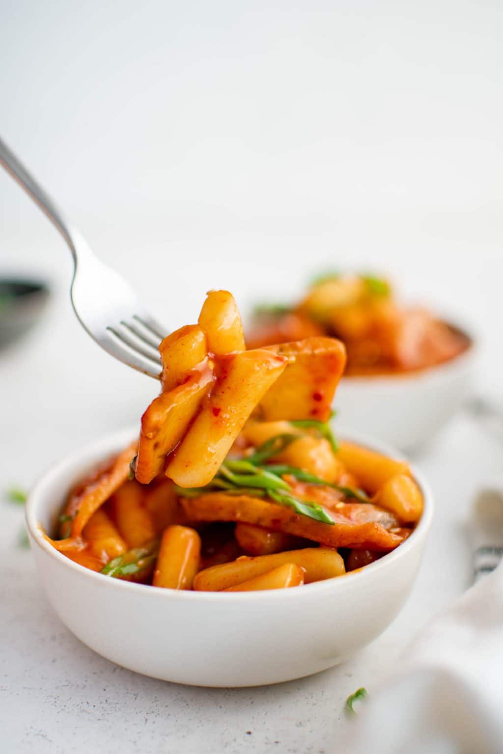 Tteokbokki (Spicy Korean Rice Cakes) - The Forked Spoon