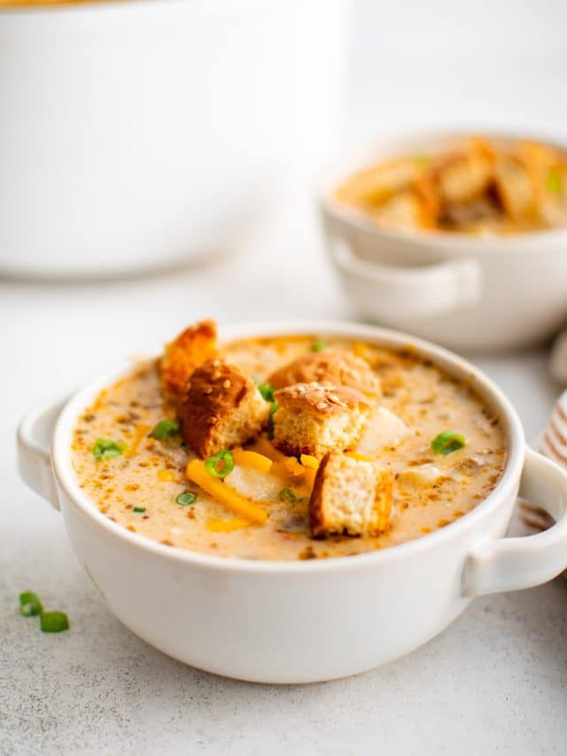 Beer Cheese Soup - The Forked Spoon