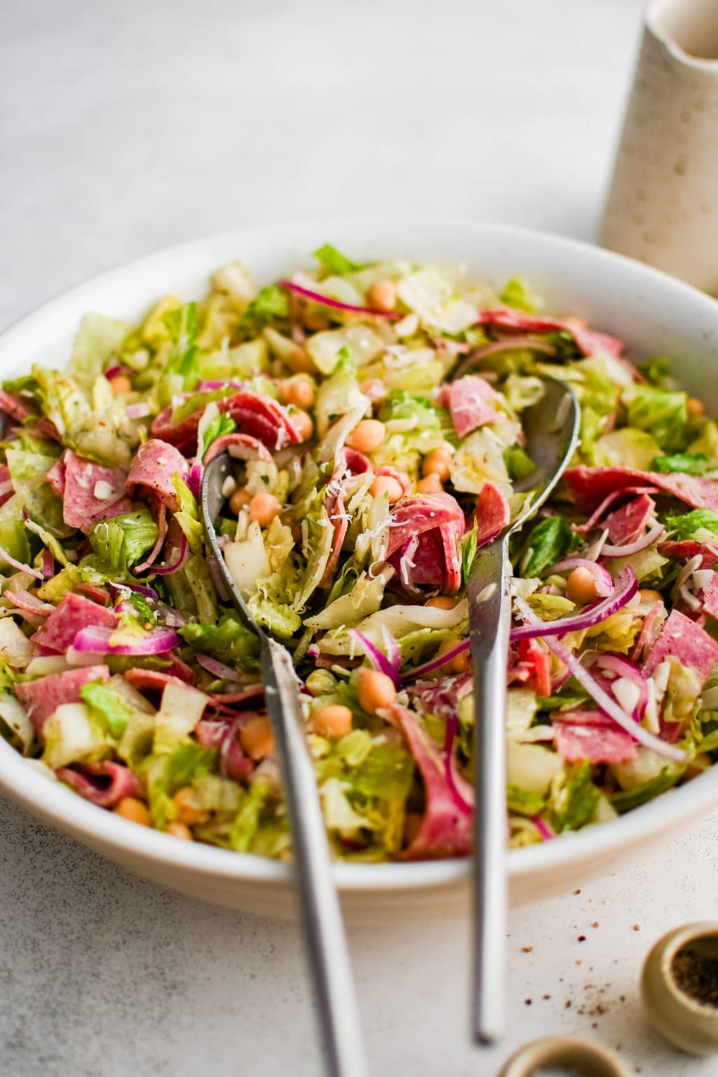 Famous La Scala Chopped Salad - The Forked Spoon