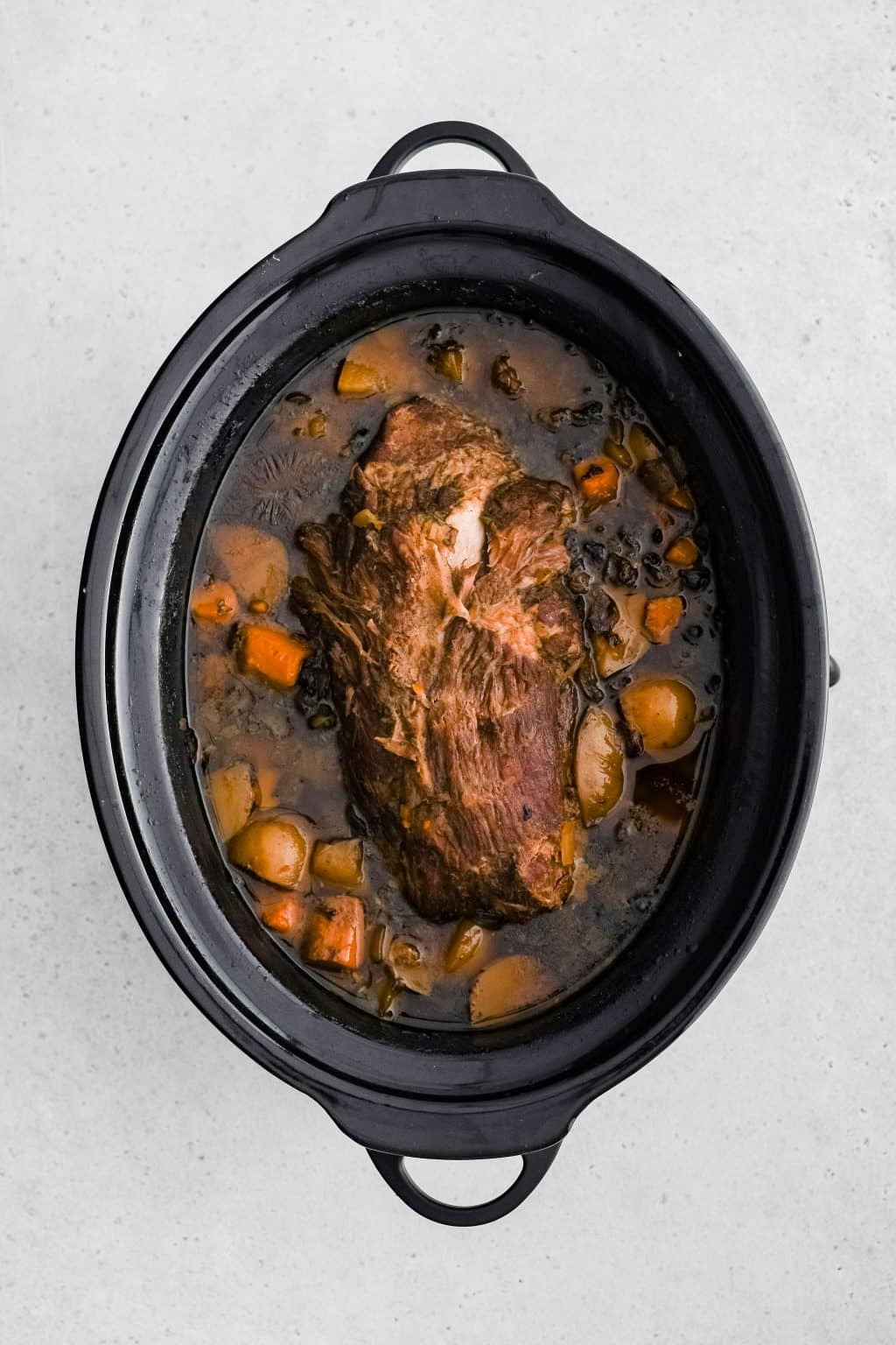 Slow Cooker Pork Shoulder - The Forked Spoon