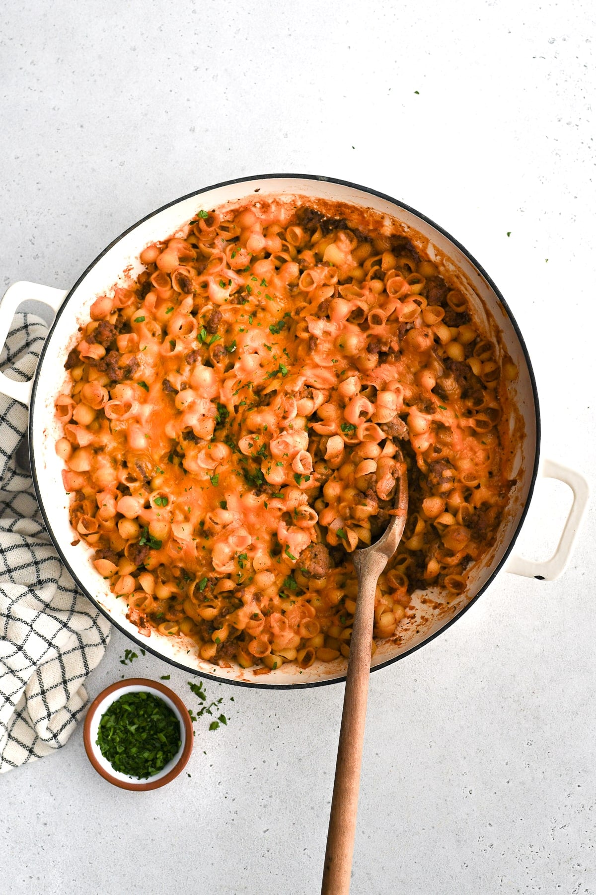 Cheesy Sloppy Joe Casserole Recipe - The Forked Spoon