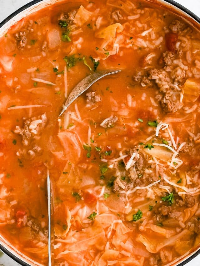 Best Cabbage Soup Recipe - The Forked Spoon