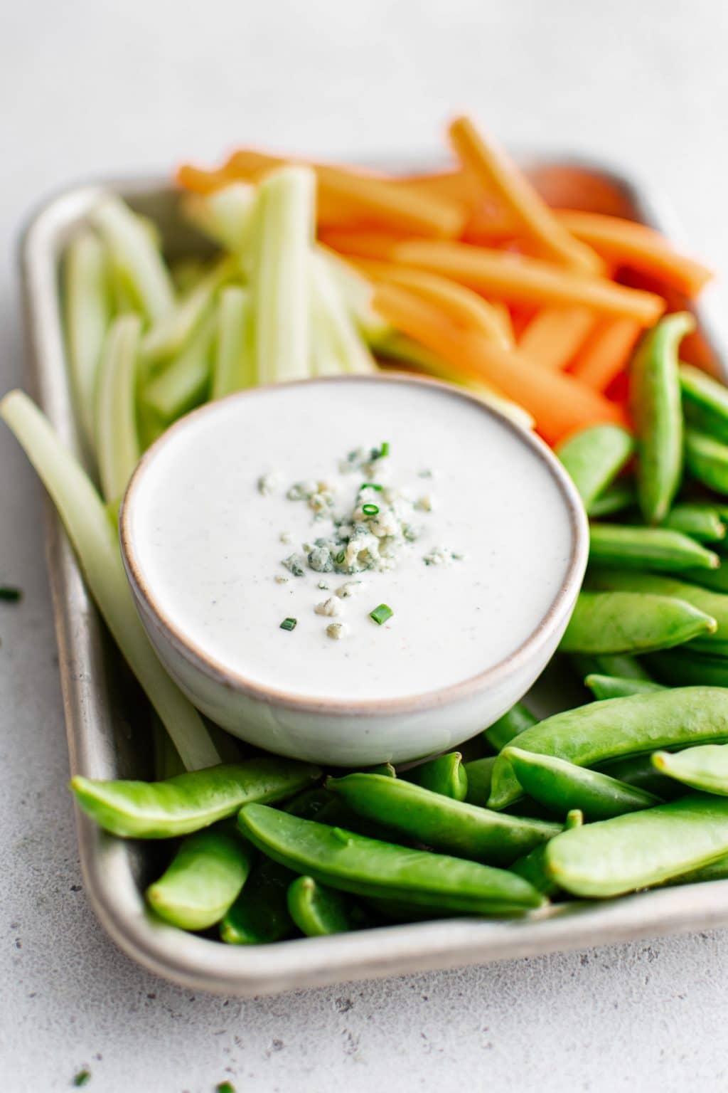 Easy 5-Ingredient Blue Cheese Dressing Recipe - The Forked Spoon