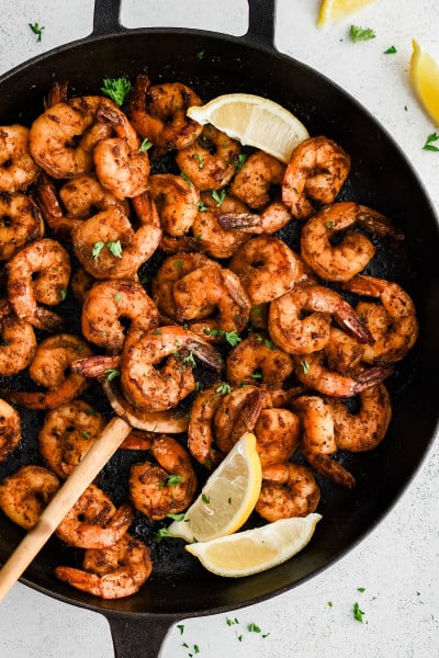 Blackened Shrimp - The Forked Spoon